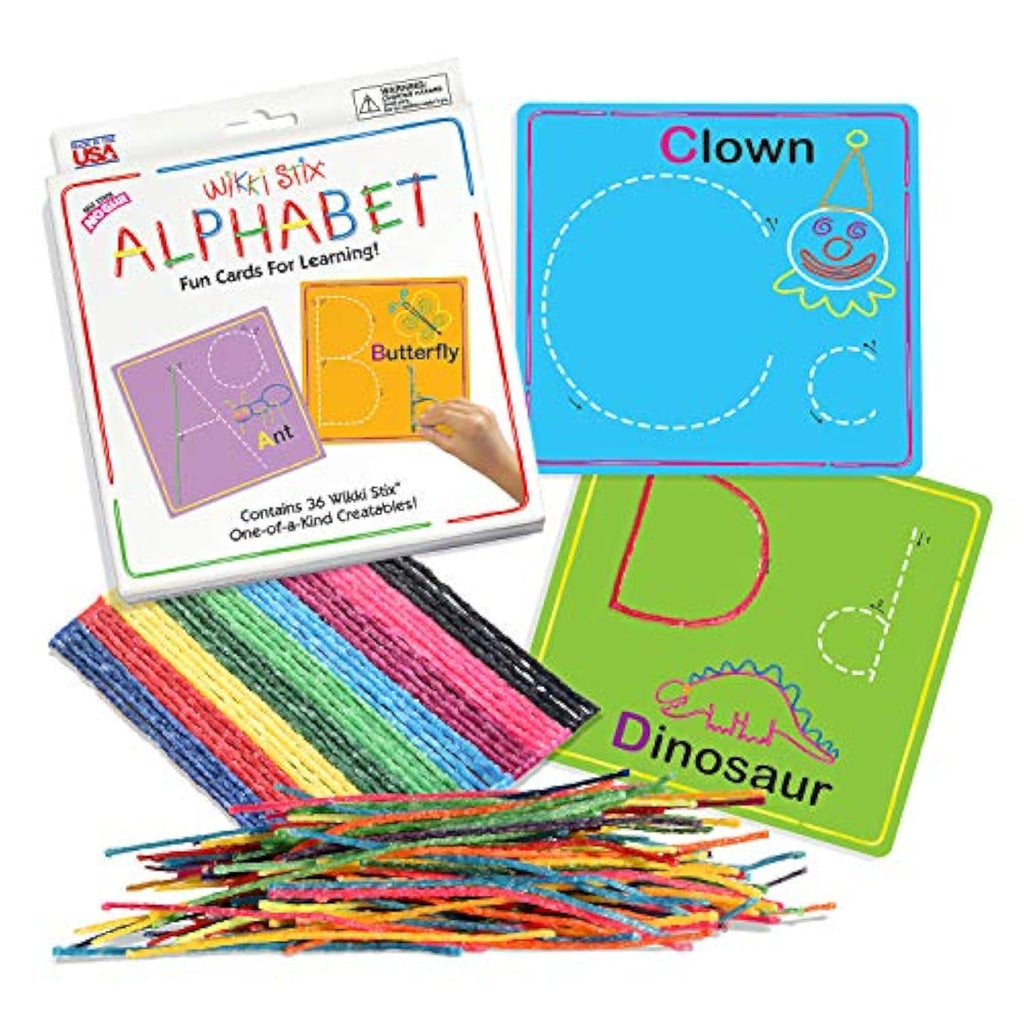 Wikki Stix Alphabet Fun Cards For Learning – BlessMyBucket