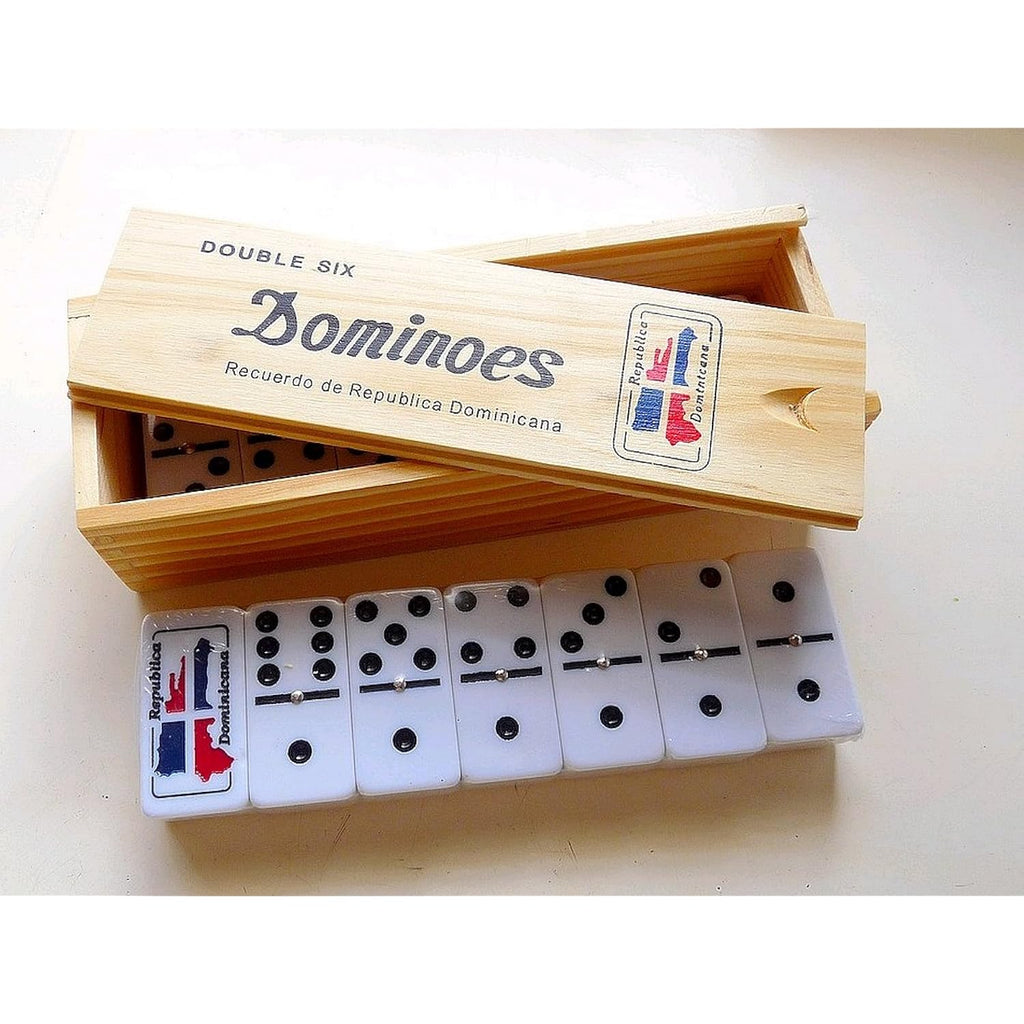 Dominican Republic Country Flag Engraved Dominoes Double Six ...