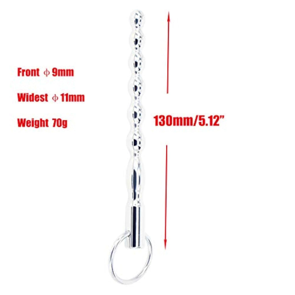 Urethral Sounds Plug For Men, 5.12 Inches Stainless Sex Toy Urethral ...
