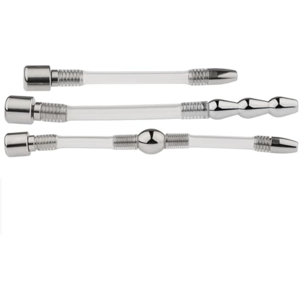 3 Pcs Urethra Trainer Set Chastity Lock Accessories Chastity Device Se ...
