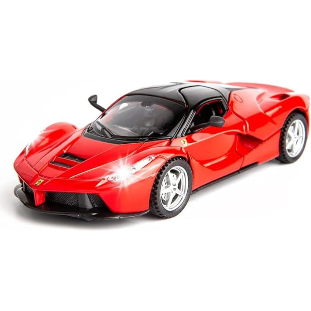 1/32 Ferrari Race Model Car And Laferrari Toy Car, Pull Back Vehicle A ...