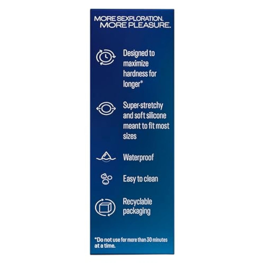 Durex Prolong & Play Ring, Intense Pleasure, Stay Hard for Longer ...