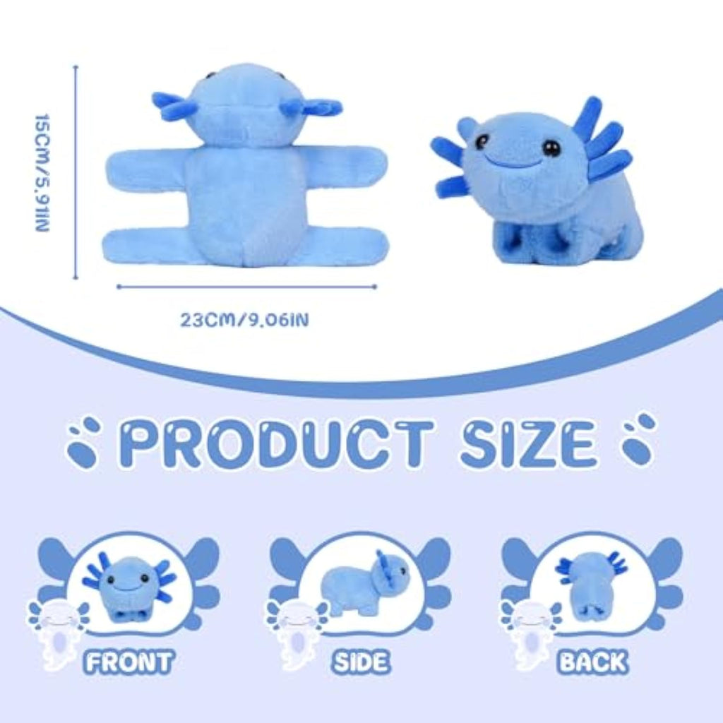Huggers Axolotl,Stuffed Axolotl Slap Bracelet Plush With Long Hair,Cute ...