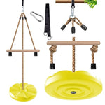 Disc Swing For Kids, Swing Set Accessories, 7Ft Height Adjustable Gym ...