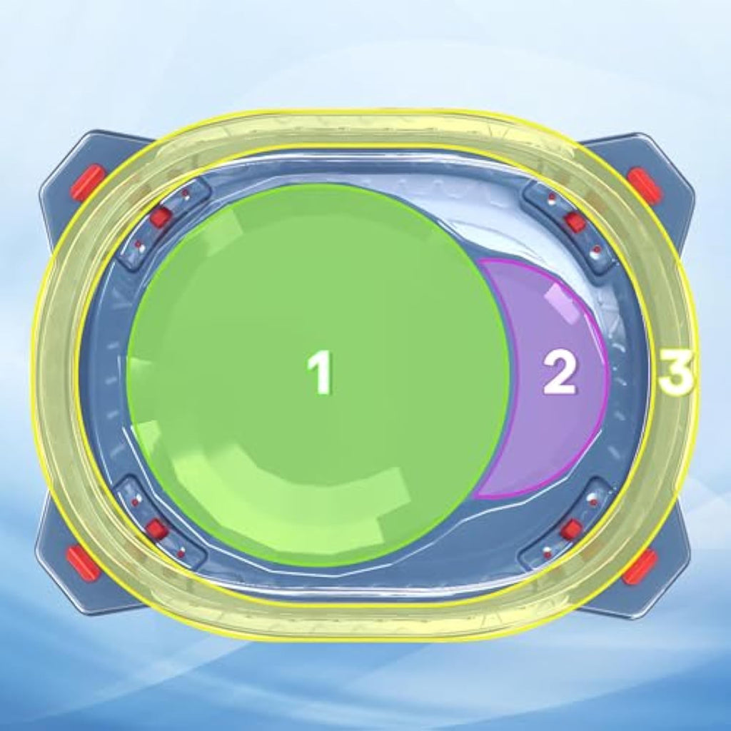 Light Ignite Spinning Tops Battle Set, With Stadium, 6 Light Ignite ...