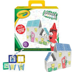 Crayola Doodle Magnetic Tiles Building Set For Kids, Magnetic Kids ...