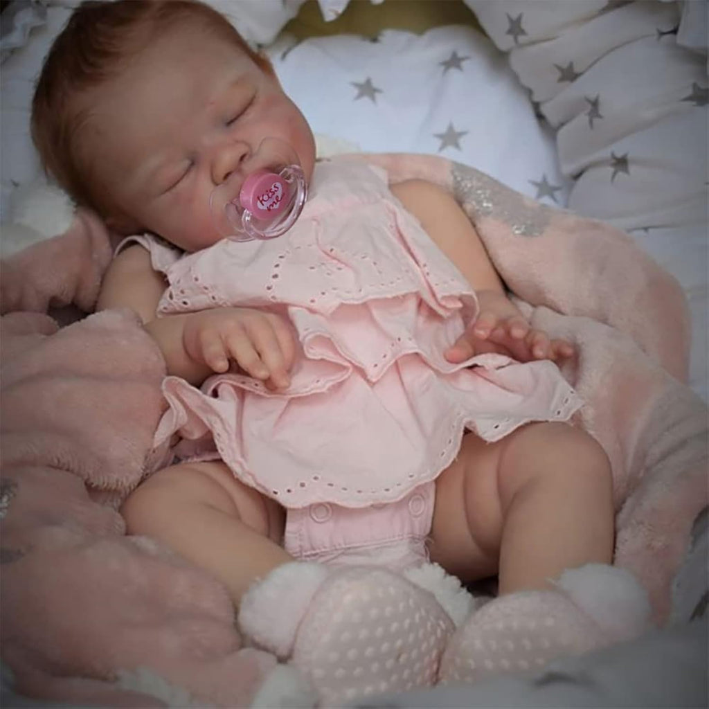 Realistic Reborn Baby Dolls August 20 Inch Lifelike Newborn Sleeping G ...