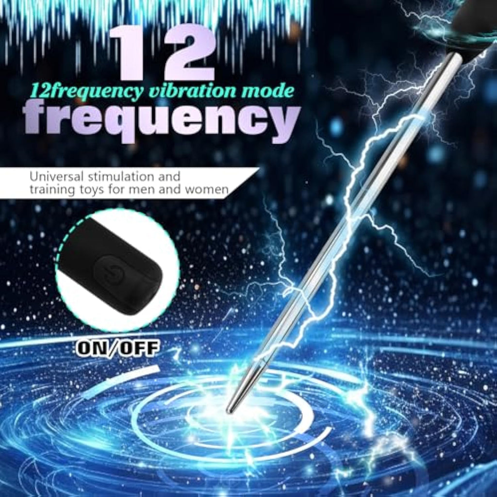 Vibrator Stainless Steel Urethral Catheter Urethral Sounds Metal Penis ...