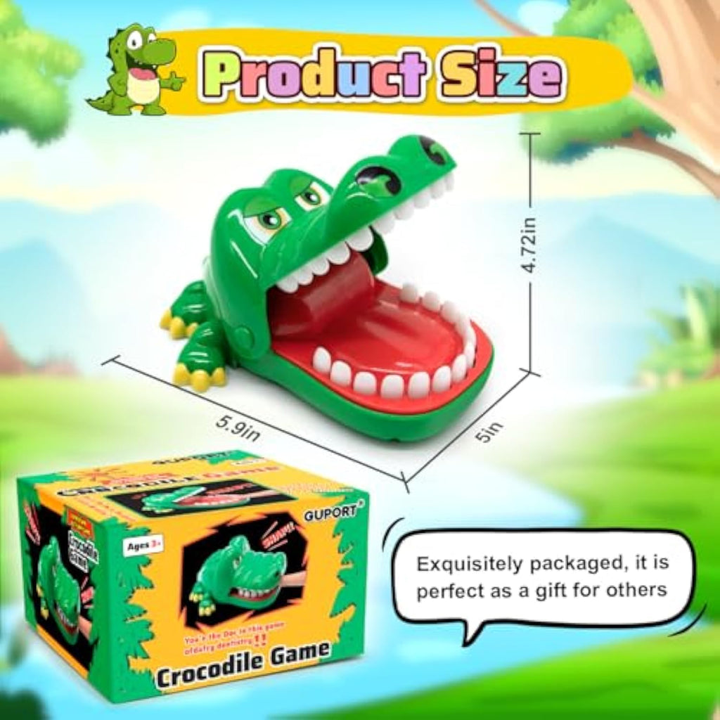 Upgraded Crocodile Teeth Dentist Game For Kids, Alligator Push Teeth ...