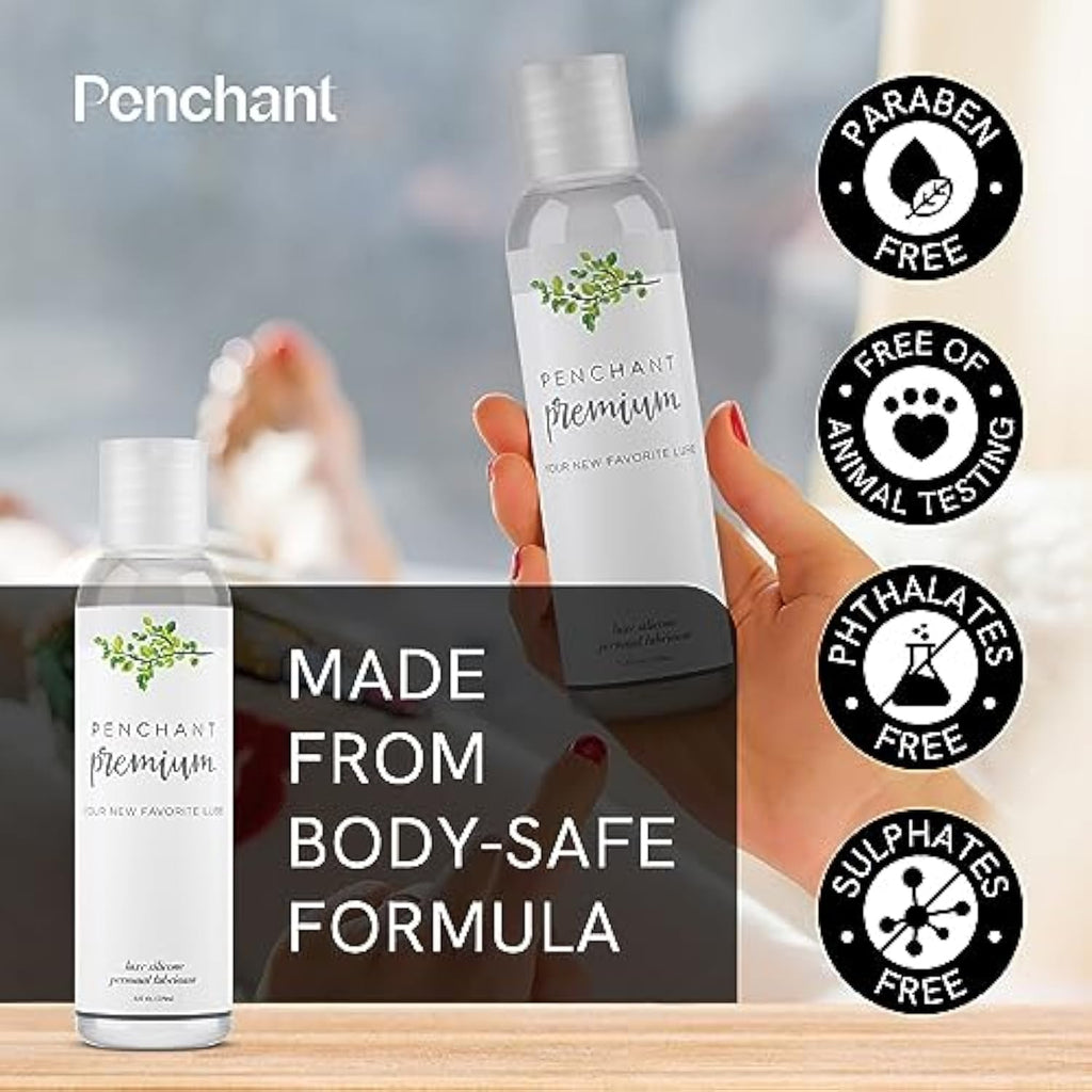 Premium Silicone & Strawberry Flavored Water-Based Lube Set - 4Oz Wate ...