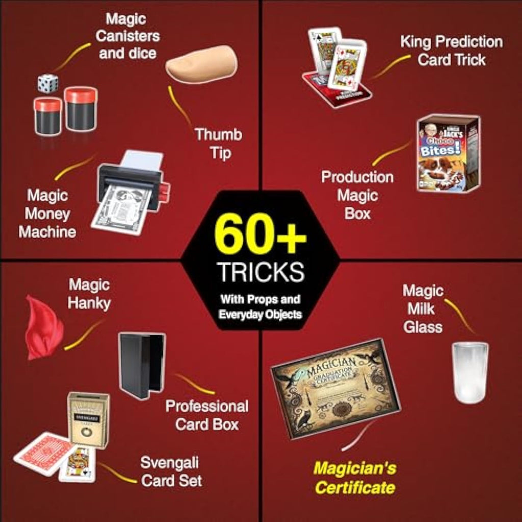 Amazing Magic Set For Kids Ages 8 And Up - 60 Easy And Advanced Tricks ...