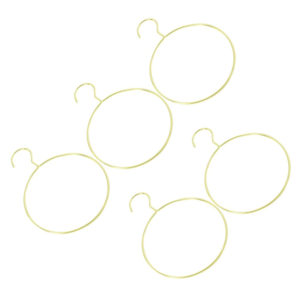 Heavy Duty Hangers 5Pcs Round Circle Hanger Space- Saving Hanger Thong ...