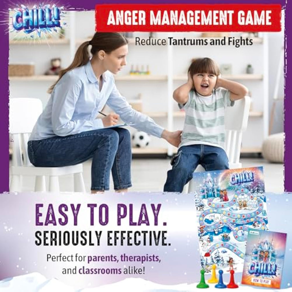 Chill Anger Management For Kids, Ages 5-9, Therapy Games, Social ...