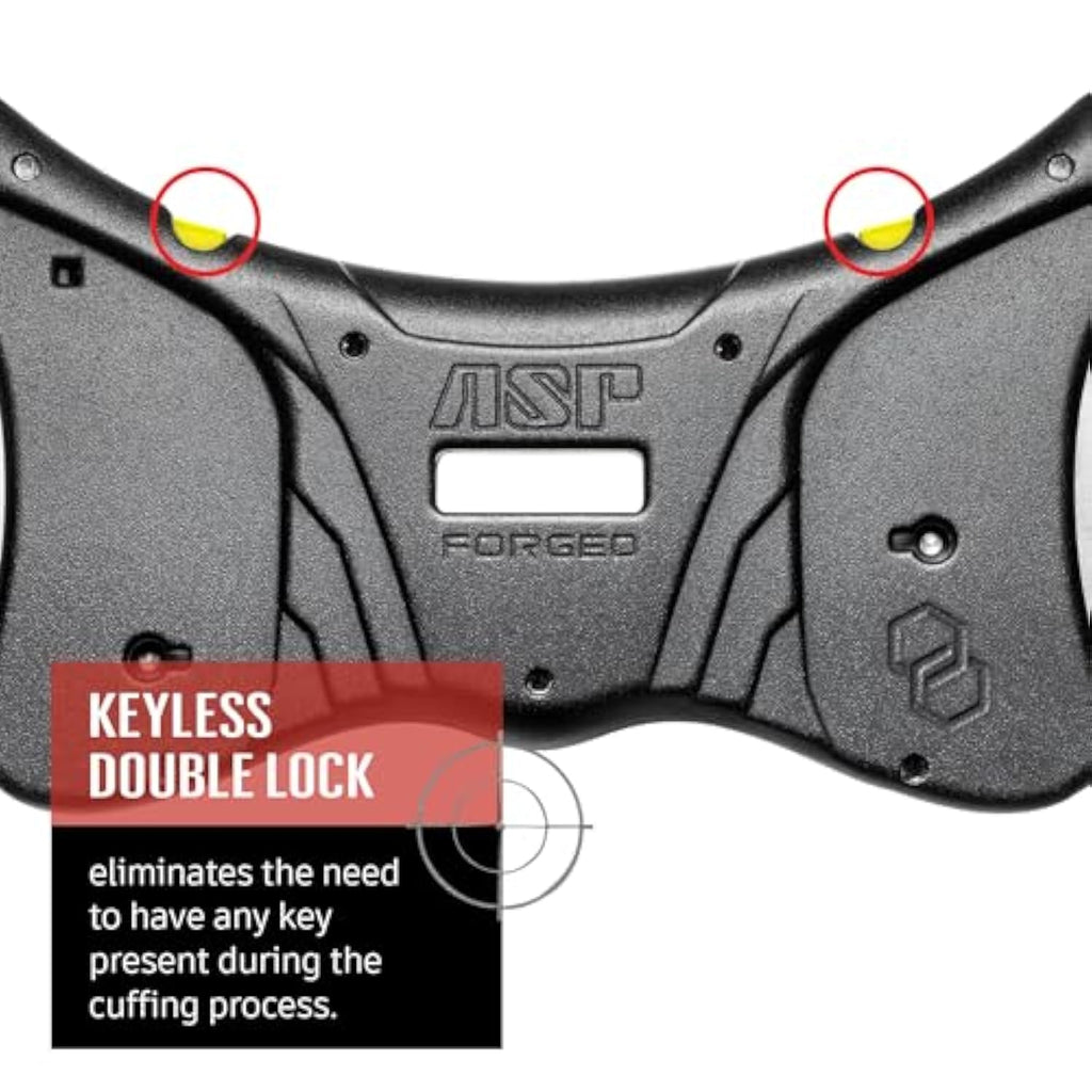 ASP Ultra Double-Locking Rigid Handcuffs, Forged Aluminum Handcuffs ...