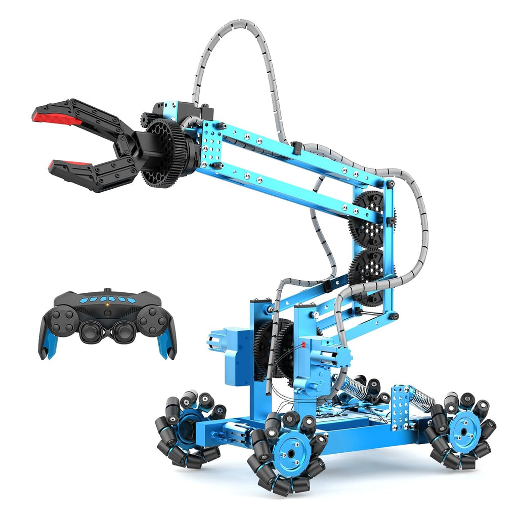 Robot Arm Building Toys, Remote Control Robotic Arm With 360° Flexible ...