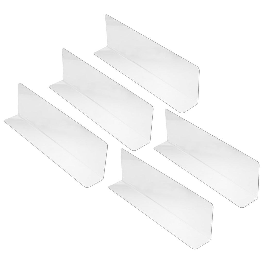 10Pcs Plastic Shelf Divider ,Shelf Dividers For Closets,Clear Acrylic ...