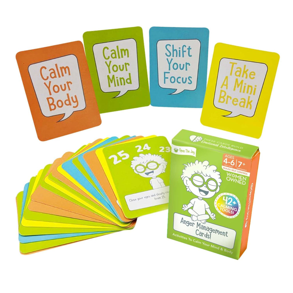 Anger Management Cards For Kids Control Feelings With A Fun Card Game ...