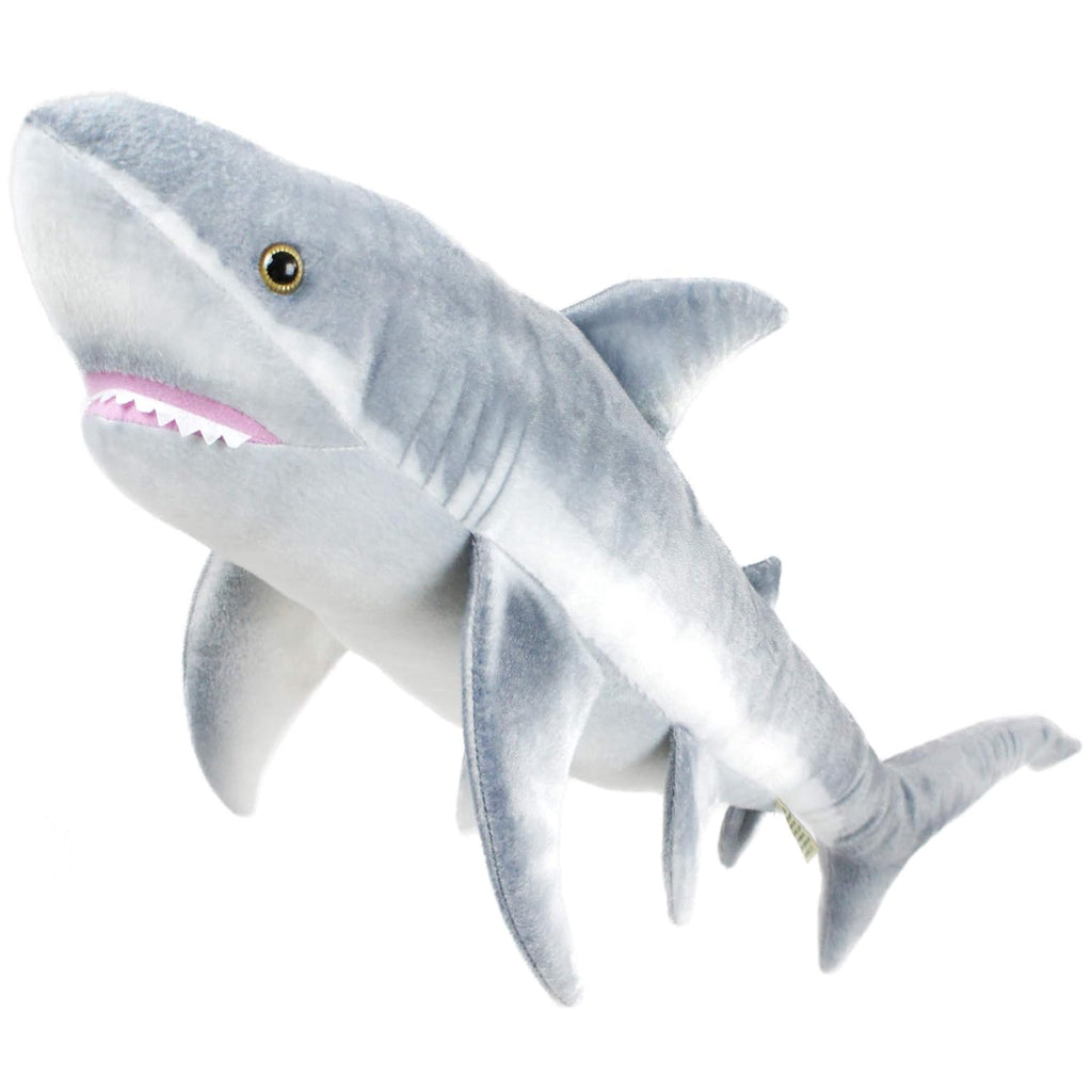 Sammy The Shark 34 Inch Long Great White Stuffed Animal Plush By Tiger ...