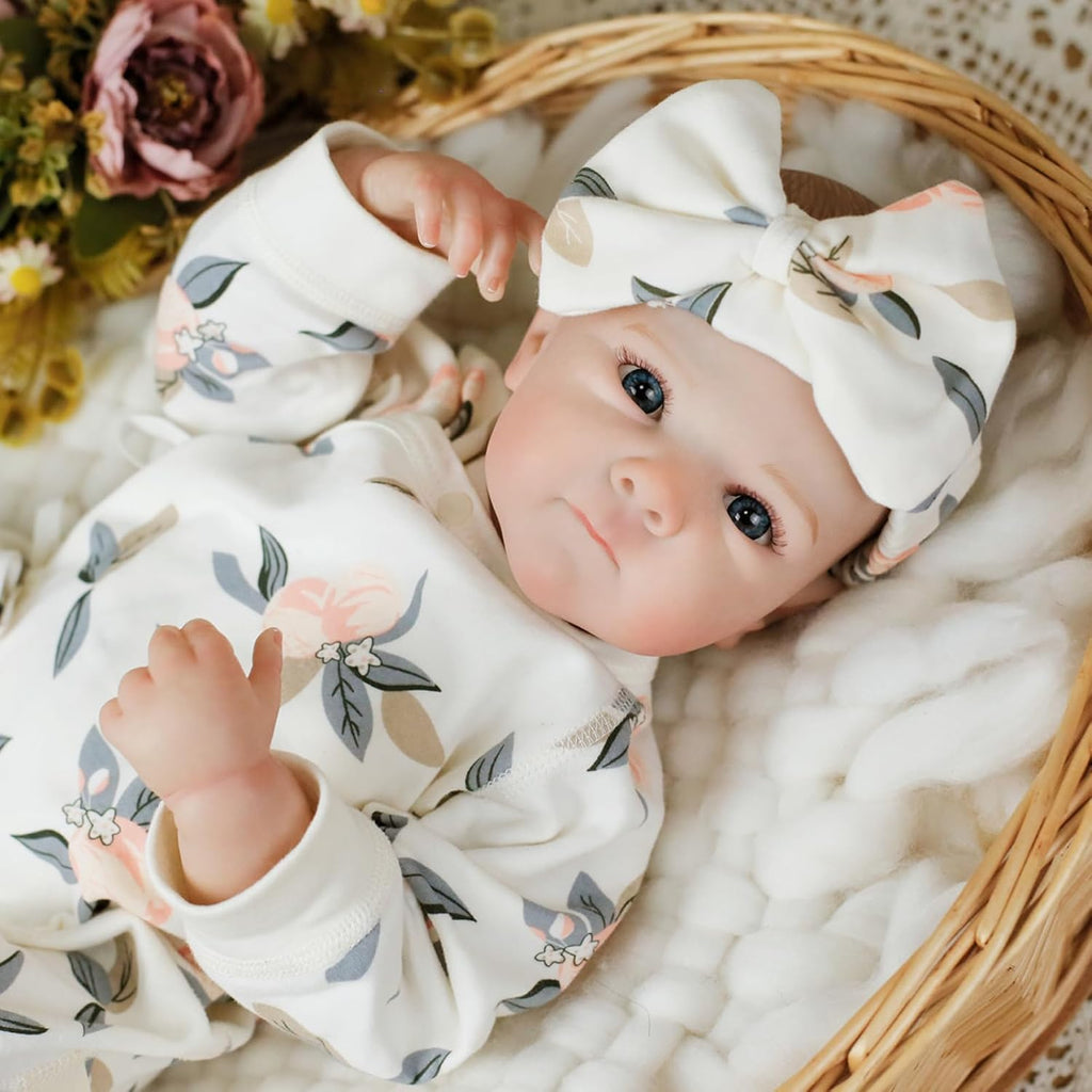 Lifelike Reborn Baby Dolls 20Inch Soft Vinyl Realistic Newborn Baby Do ...
