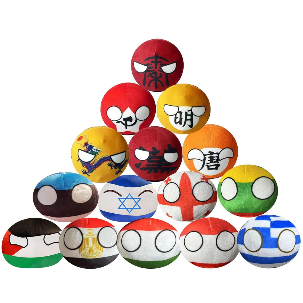 Countryballs Plush Keychain, 15Pcs Country Ball Anime Plushies, Cute K ...