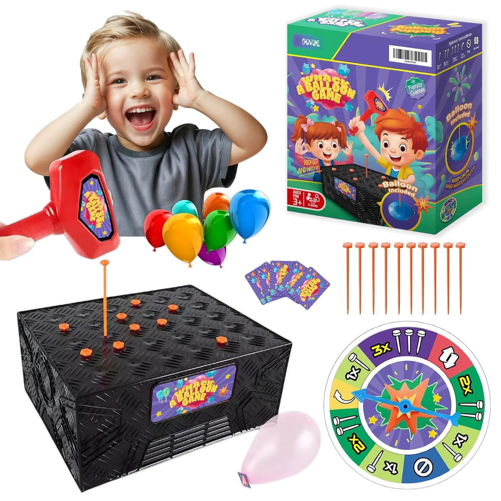 Whack A Balloon Game Bang Popping Balloon Tricky Tabletop Board Game N ...