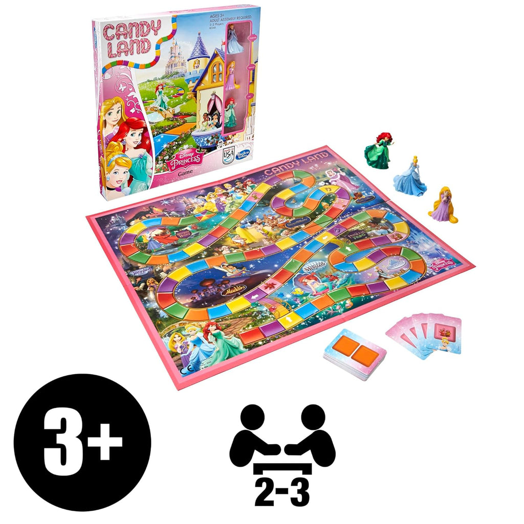 Candy Land Disney Princess Edition Kids Board Game, Preschool Games fo ...