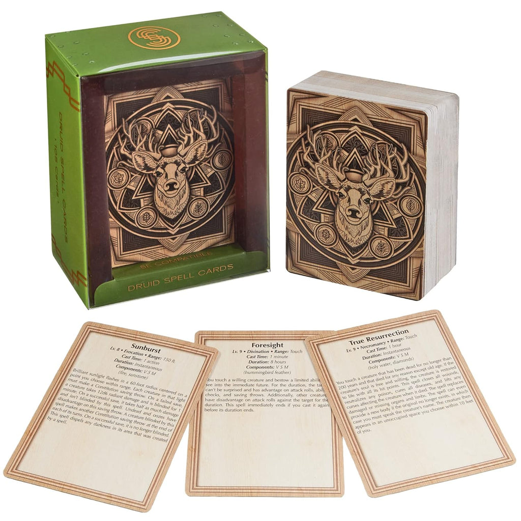 Spell Cards Dnd 5E Compatible Quick Reference Class Ability Decks Pock ...