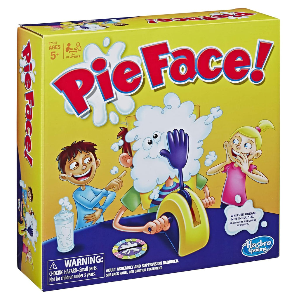 Hasbro Gaming Pie Face Game Whipped Cream Family Game Kids Ages 5 and ...