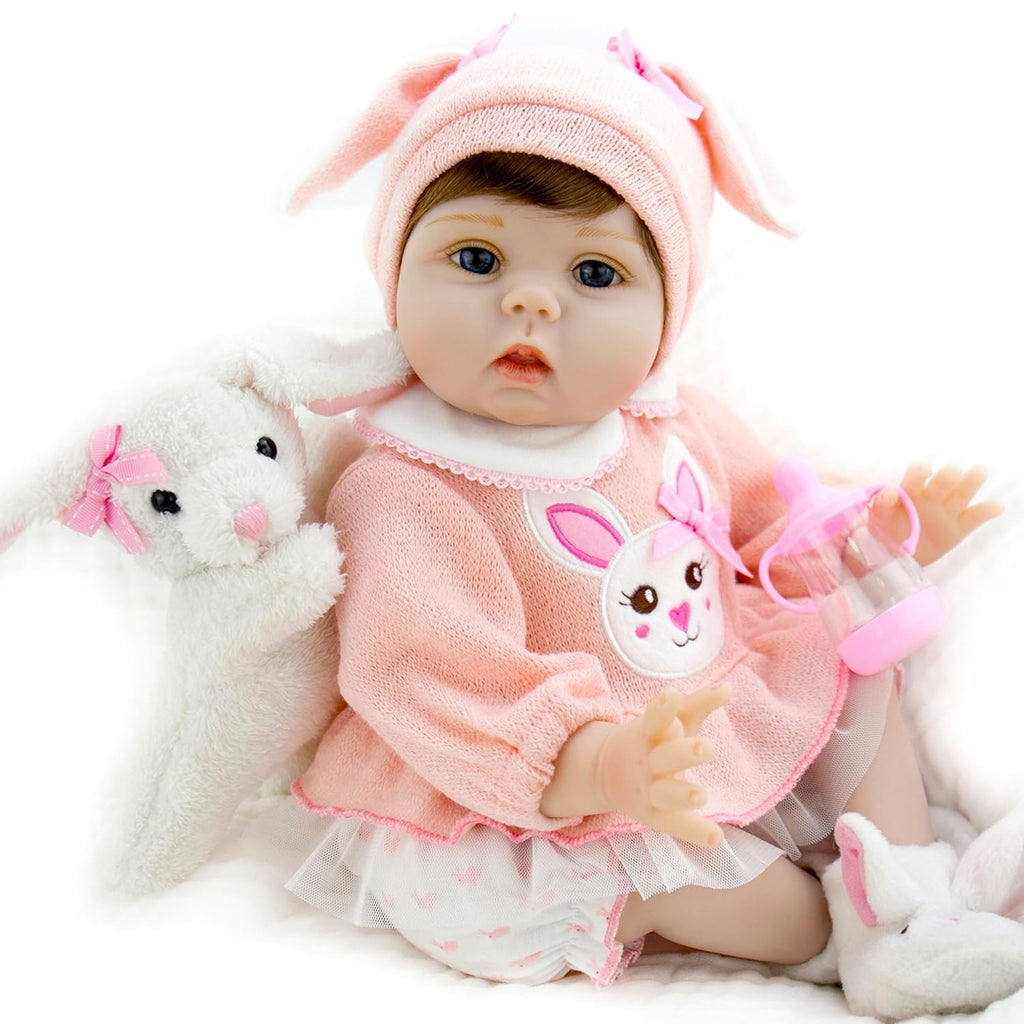 Reborn Baby Dolls Lifelike Girl Doll 22 Inch Realistic Newborn Baby Do ...