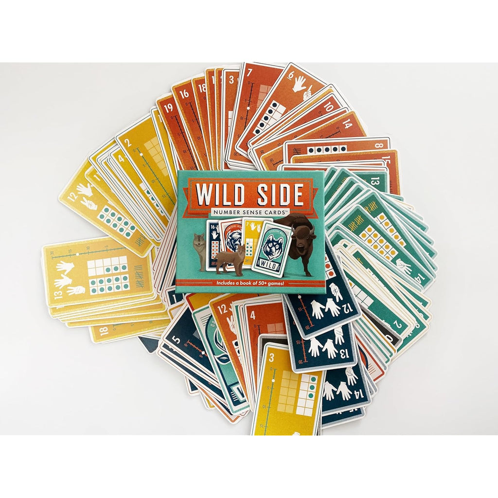 Award Winning Deck With 50+ Math Games For Ages 4 14. Addition, Subtra ...