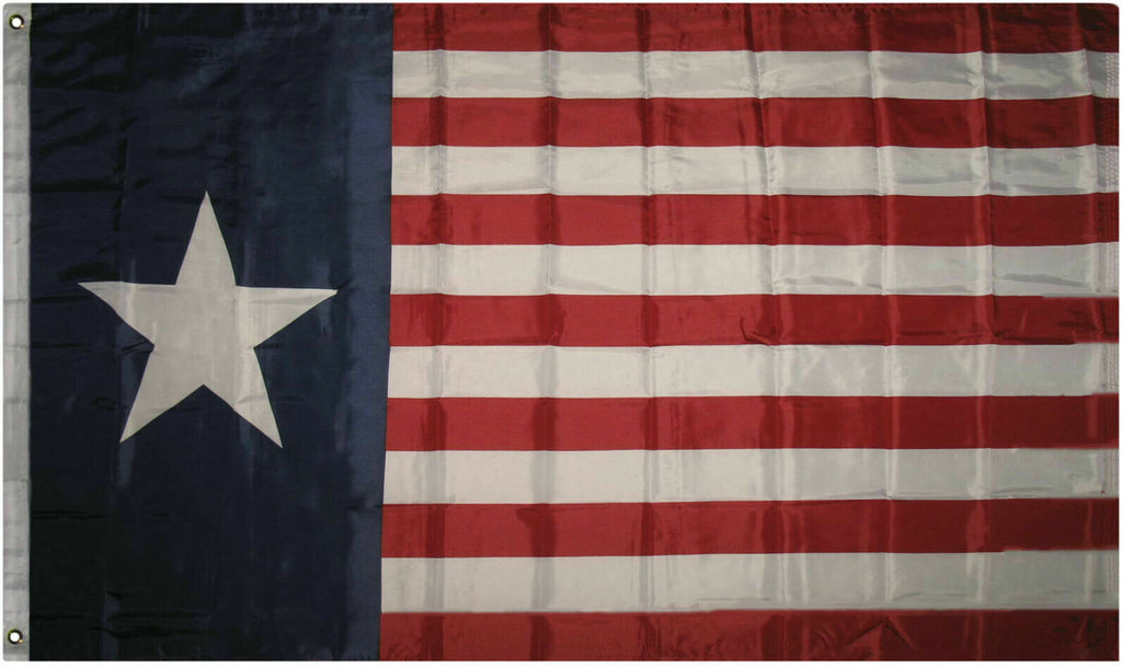 3x5 Texas Navy Texan Revolution 1958 Third Naval Jack Flag 3'x5' House ...