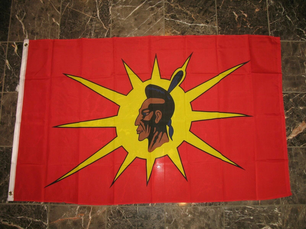 3X5 Oka Indian Oka Crisis Mohawk Flag 3'X5' Banner Brass Grommets ...